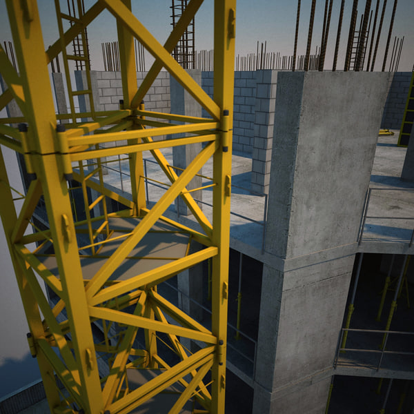 3d model building construction v2