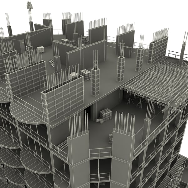 3d model building construction v2