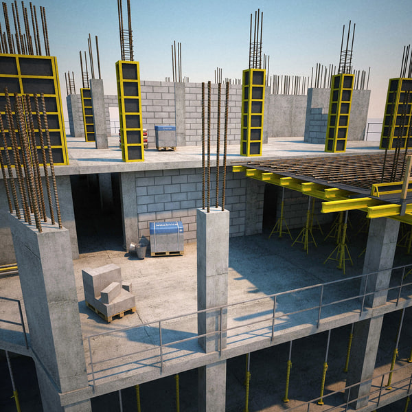 3d 3ds building construction v3