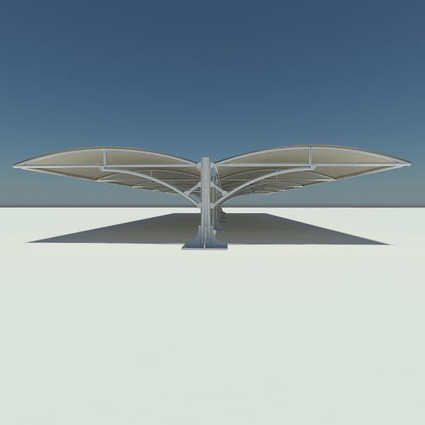 car canopy 3d model