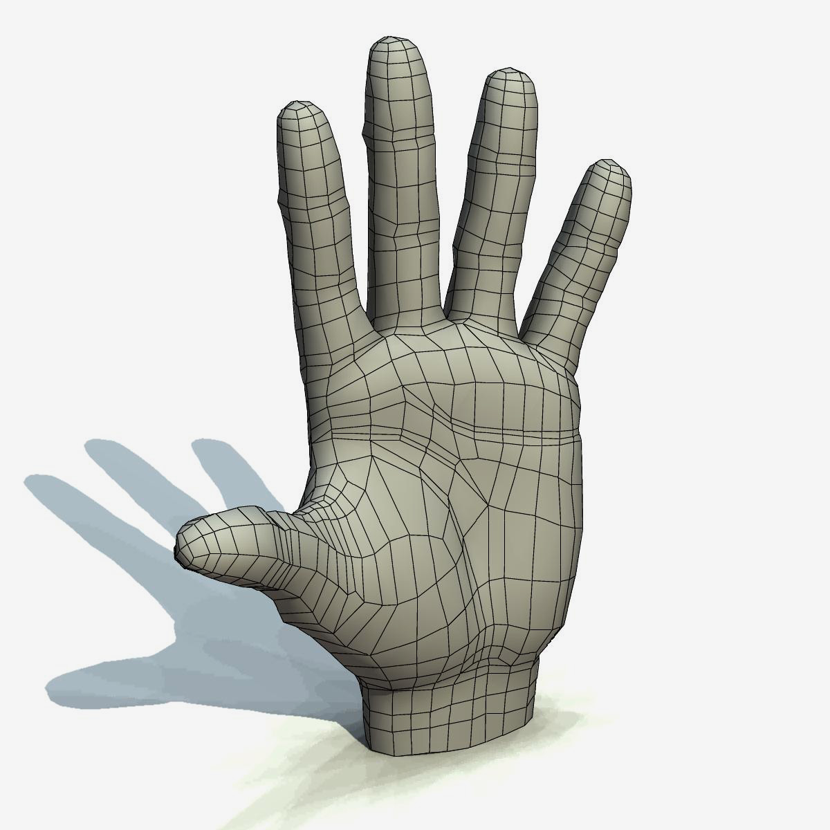 3d realistic hand model