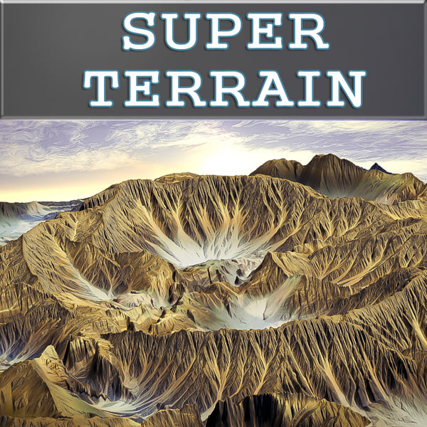 3d landscape terrain