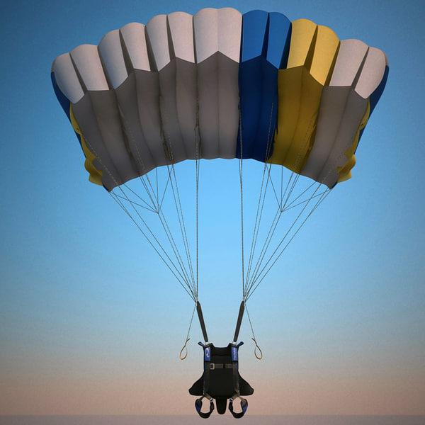 3d parachute v2 model