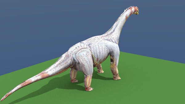 3d max paralititan dinosaur