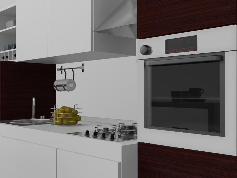 3d model kitchen set