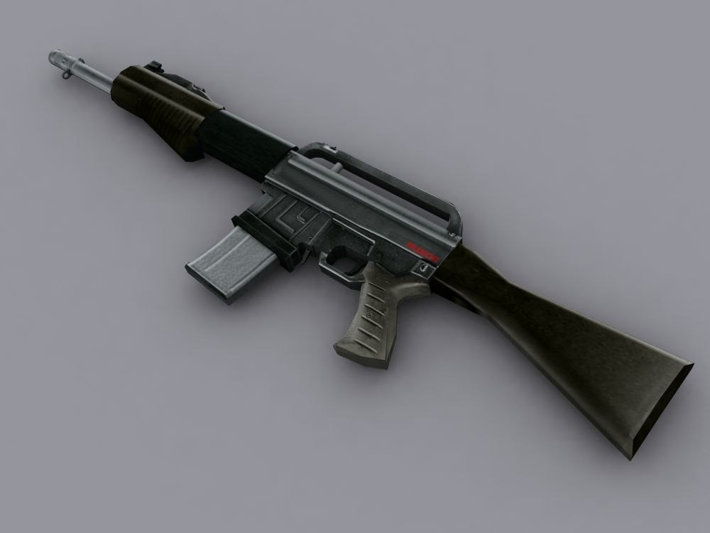 3d shotgun spas15 rifle model