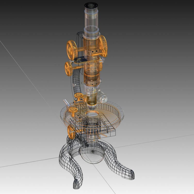 leitz microscope 3d max