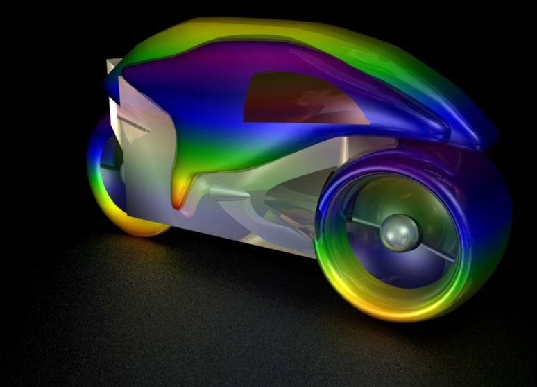 3d light cycle model