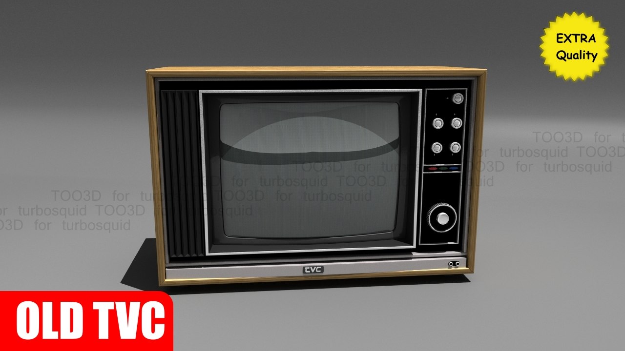 3d model of tvc trinitron