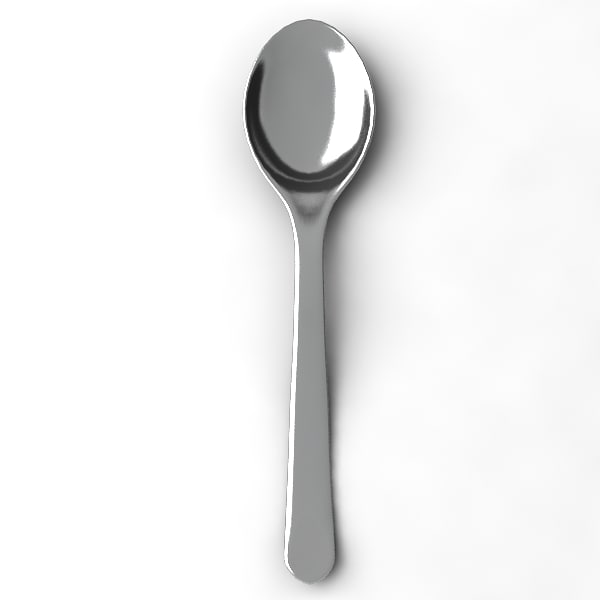 3d model teaspoon spoon tea