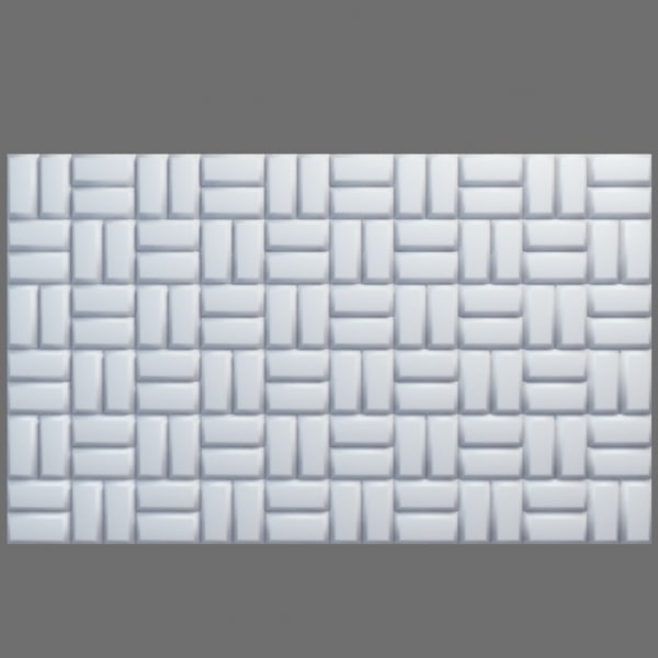3d metal mesh walls model