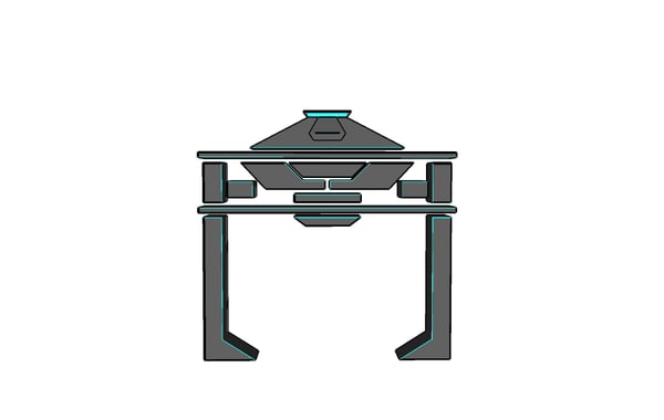 recognizer tron 3d model