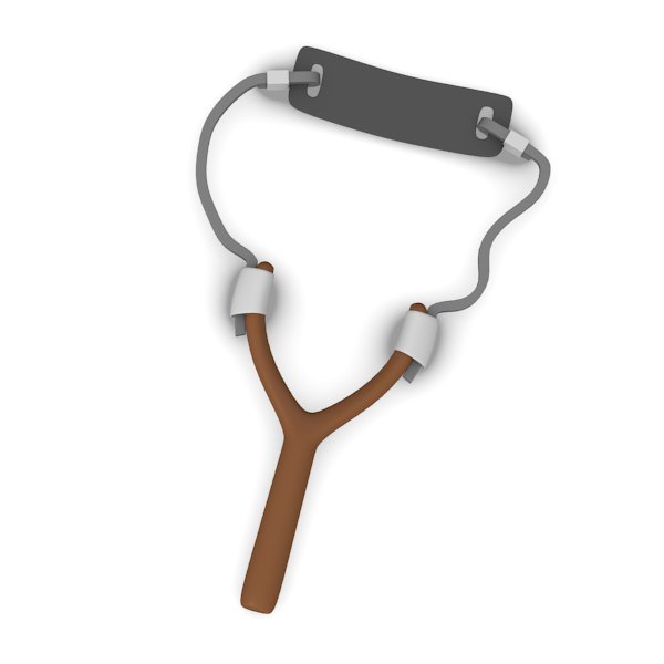 hand catapult 3d model