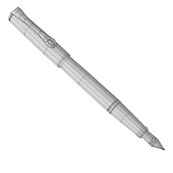 3d luxury pen model