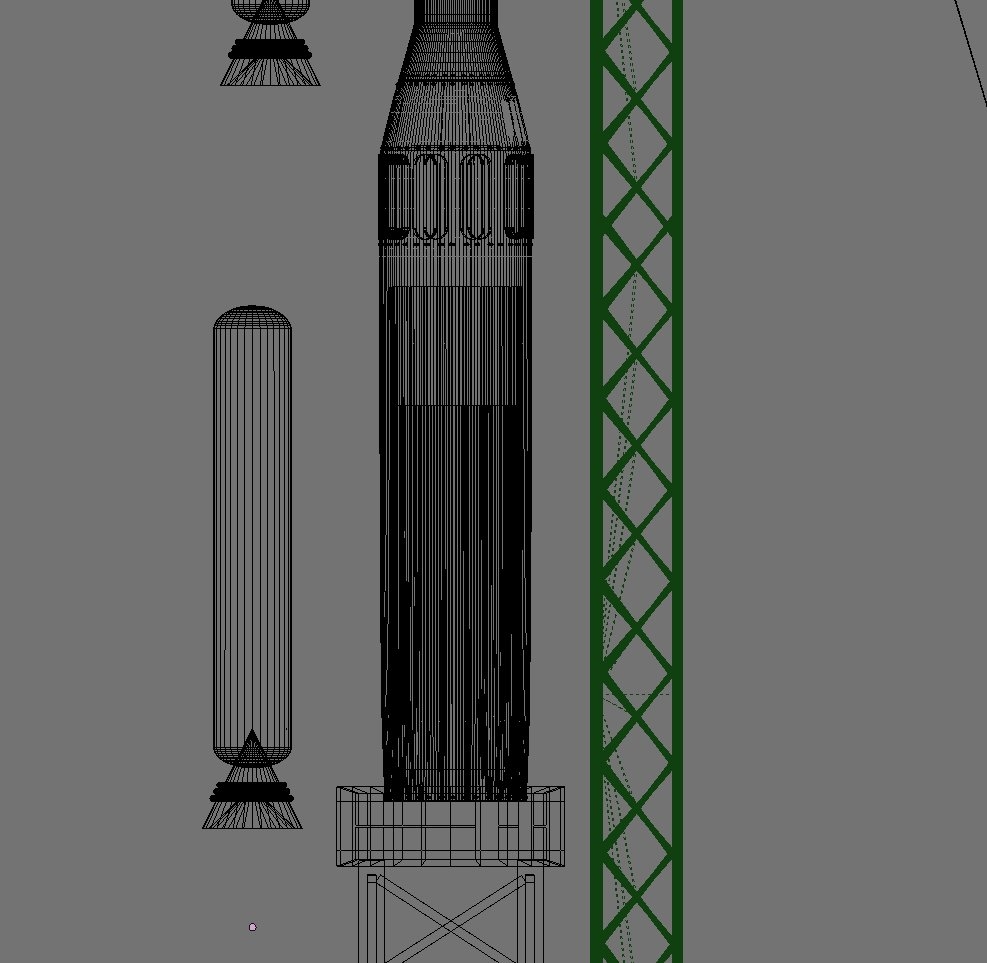 3d launch pad complex taurus model