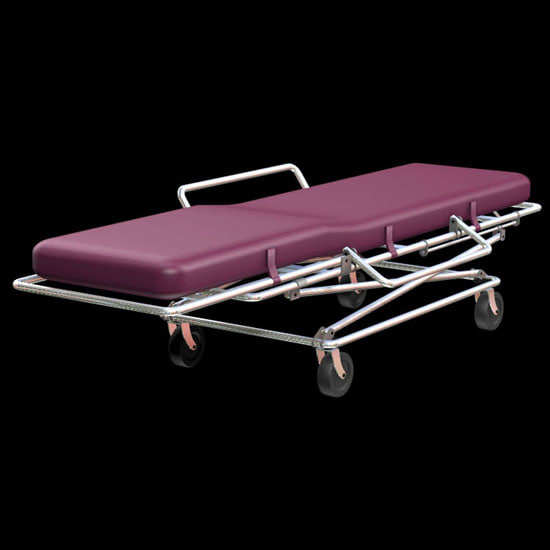 3d medical stretcher gurney model
