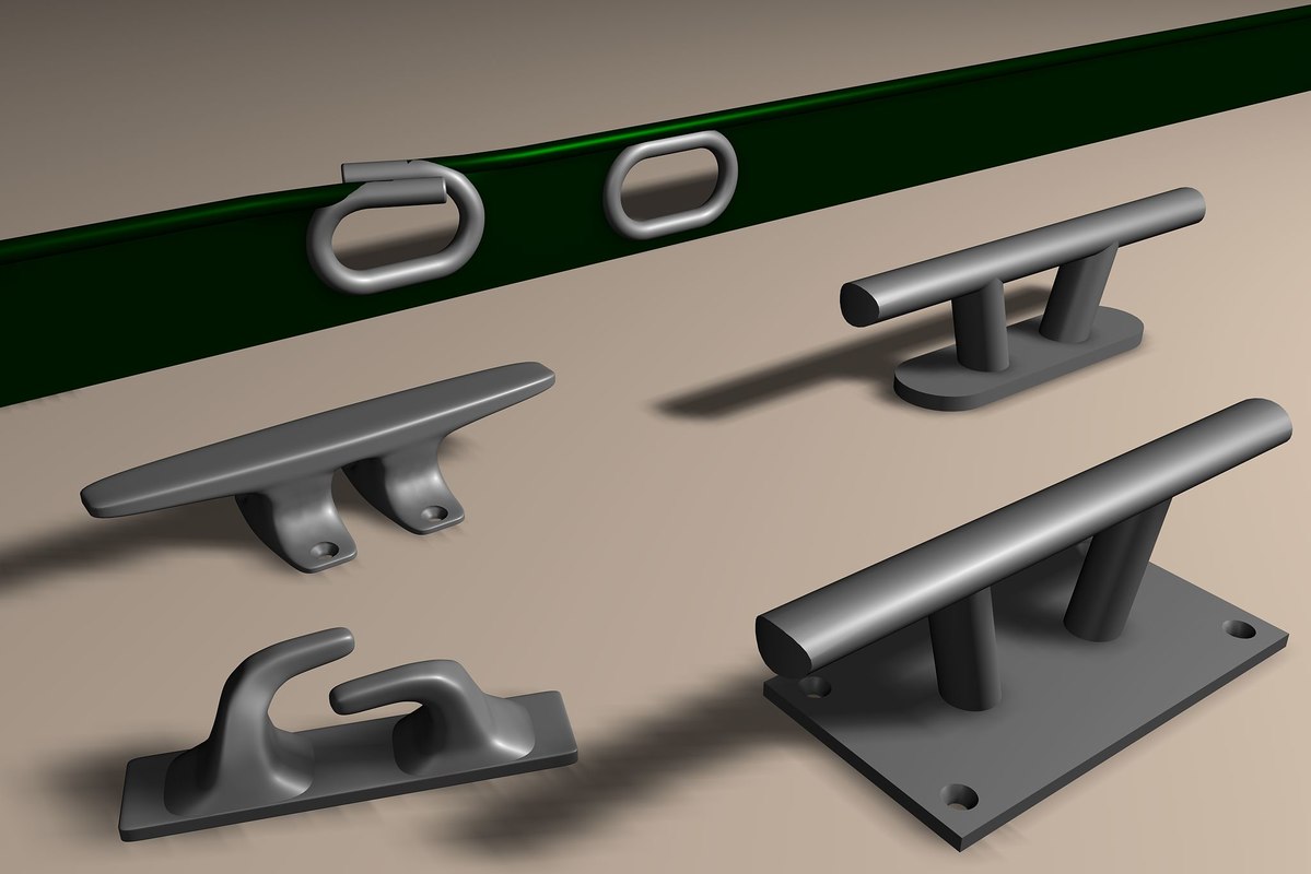 ボートクリートとフェアリーダーのセット3Dモデル - TurboSquid 577196