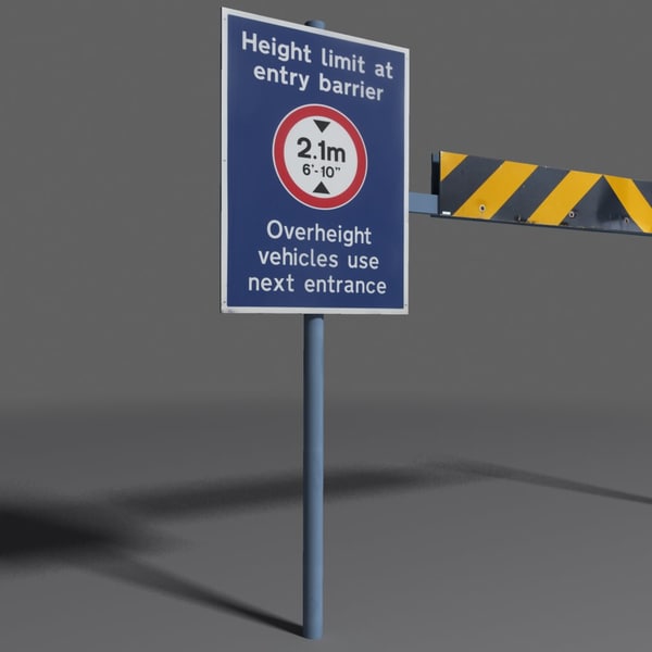 3d model of road sign coz110101415