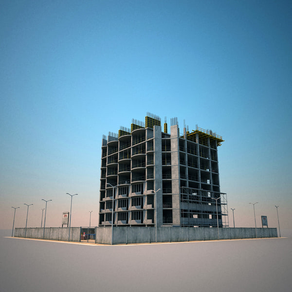 building construction 3d model