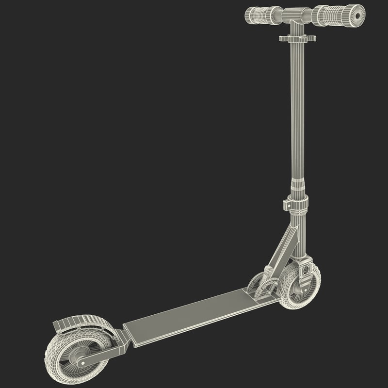 3d micro scooter model