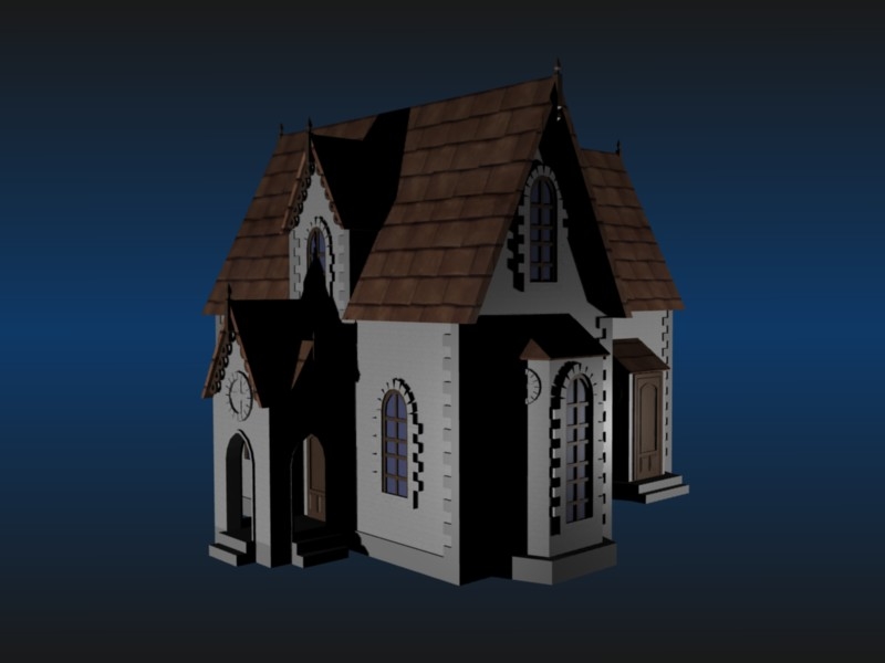 Blender House 3d Blend