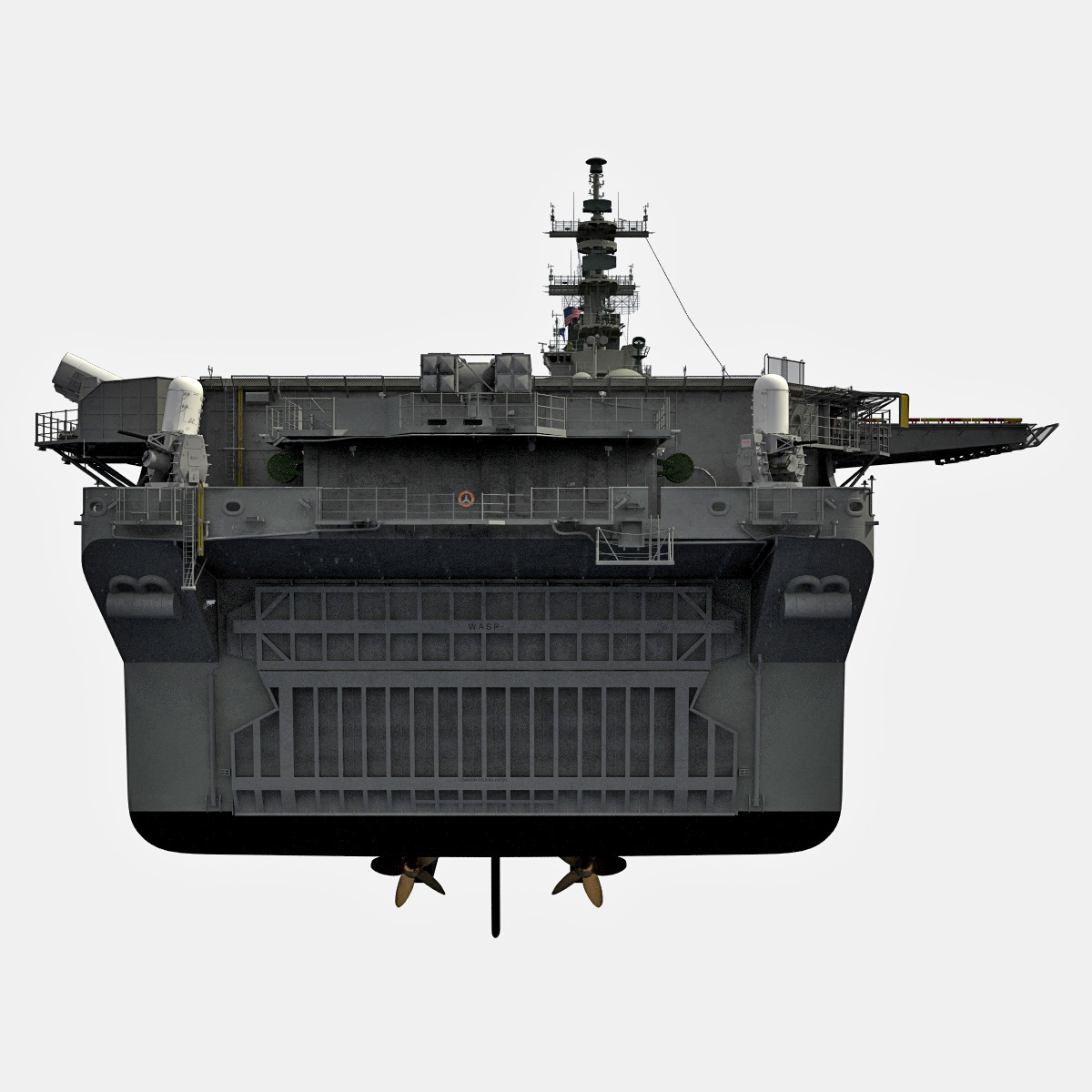 3d model uss wasp lhd-1