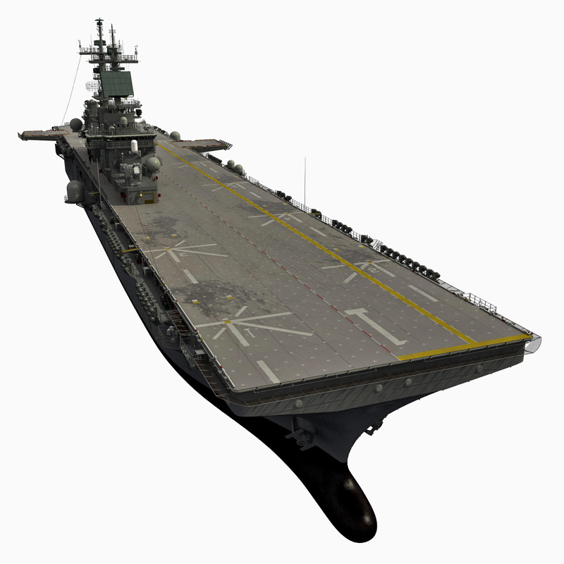 3d model uss wasp lhd-1