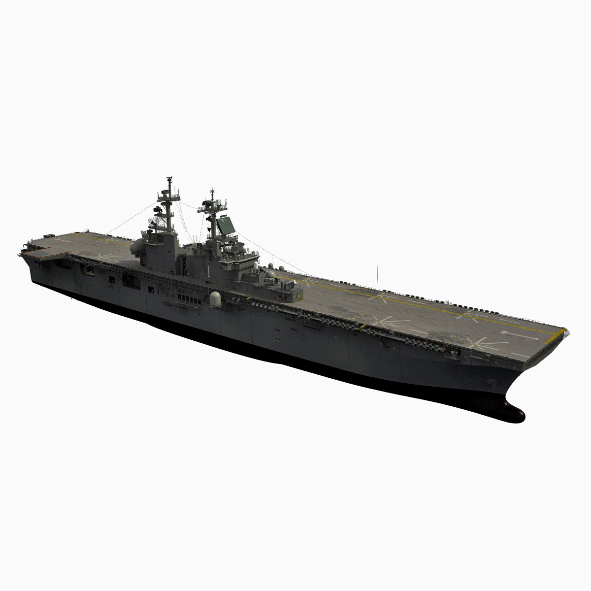 3d model uss wasp lhd-1
