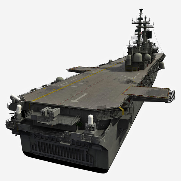 3d model uss wasp lhd-1