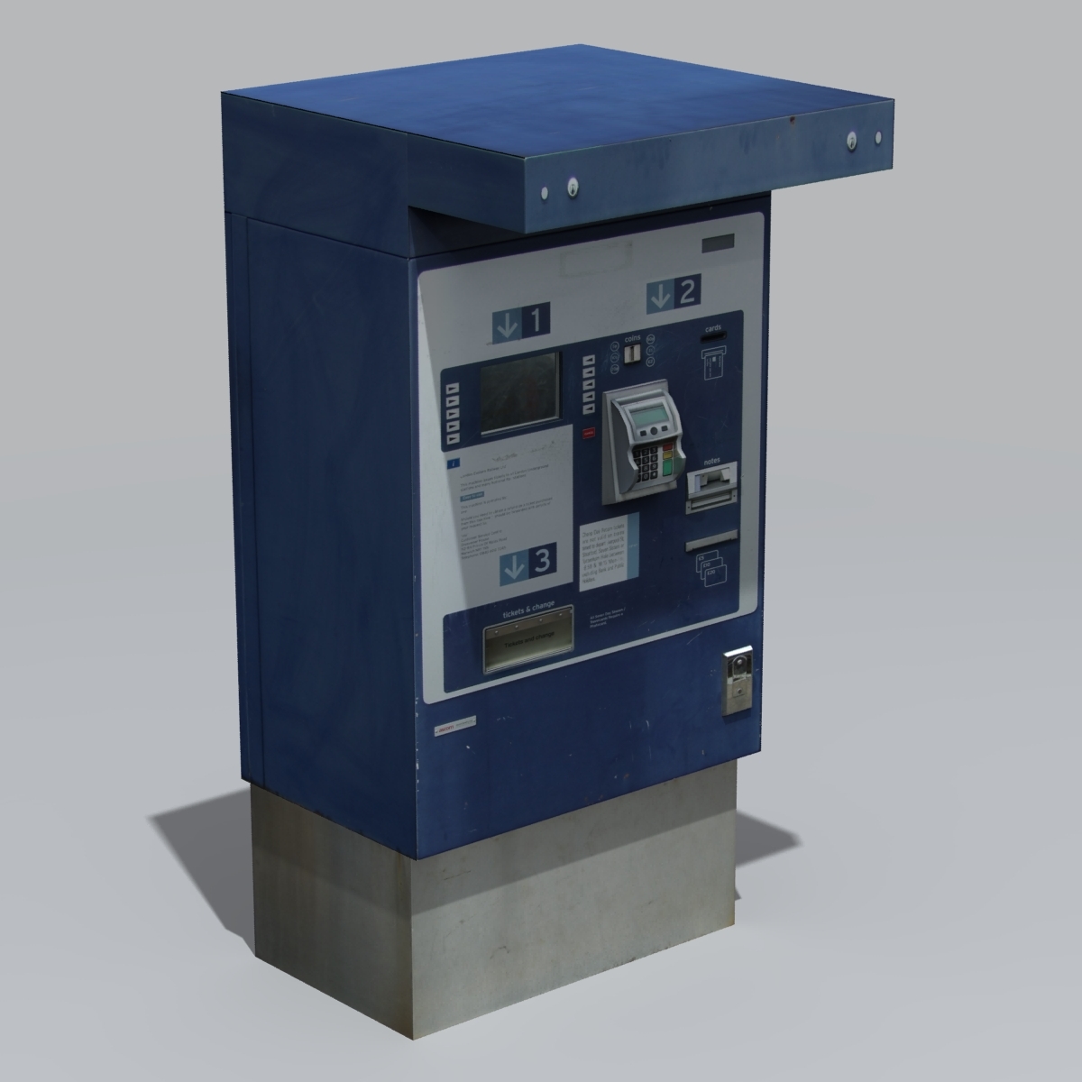 3d ticket machine