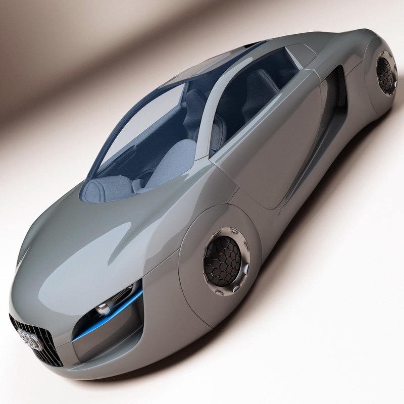 concept car audi rsq 3d model