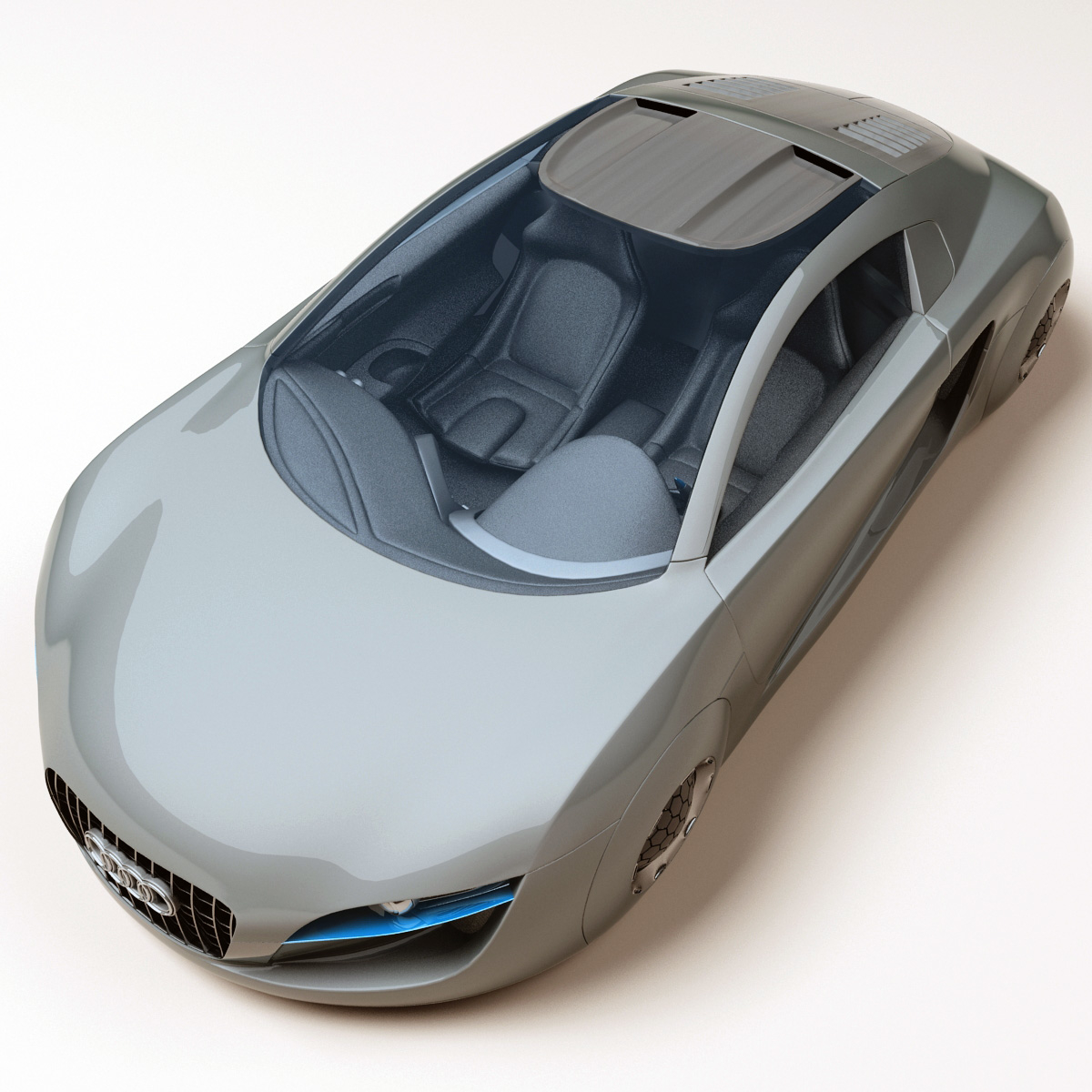 concept car audi rsq 3d model