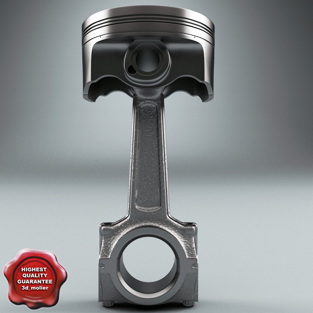 yamaha piston 3d model