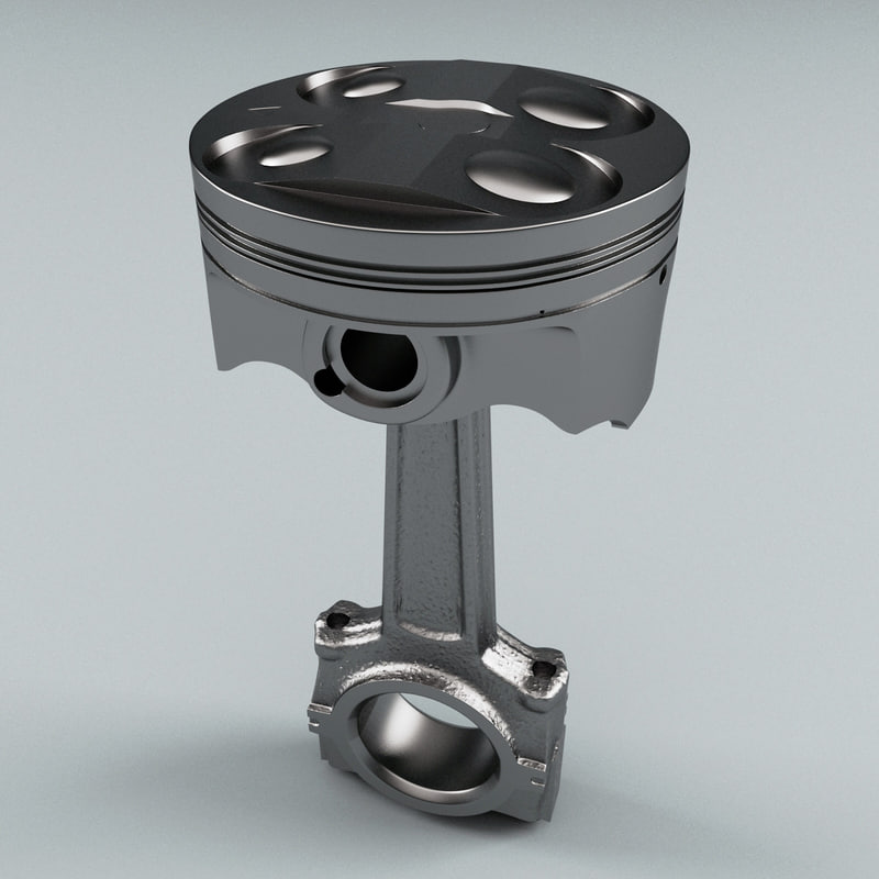 yamaha piston 3d model