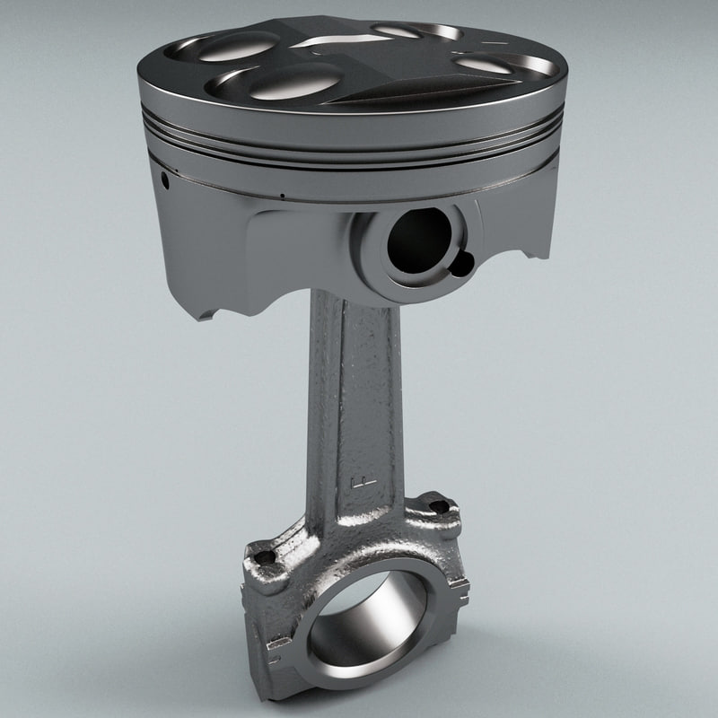 yamaha piston 3d model