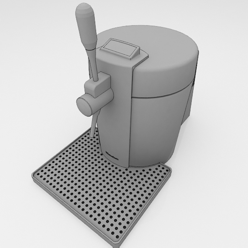 beer dispenser 3d model