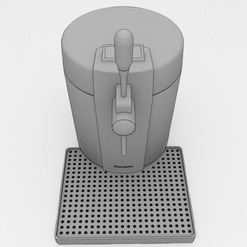 beer dispenser 3d model