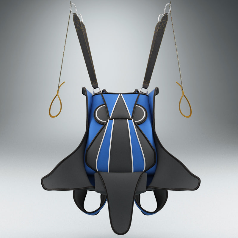 backpack parachute 3d model