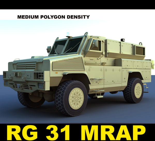 3d 6 resistant vehicles mrap model