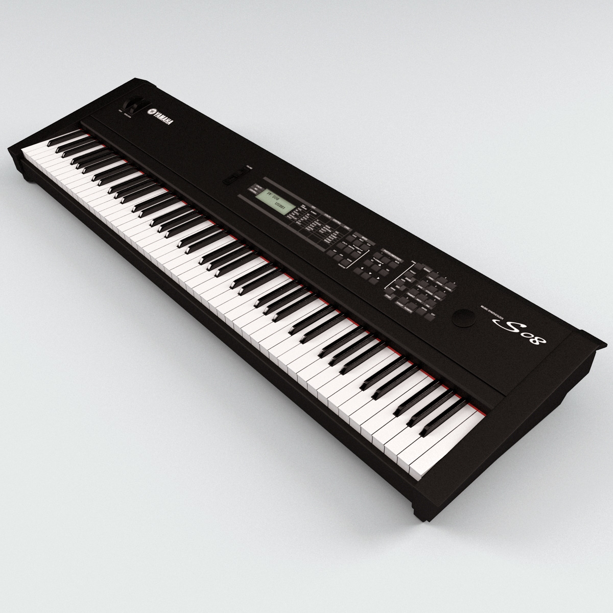 Sintetizador Yamaha S08 Modelo 3D - TurboSquid 581361