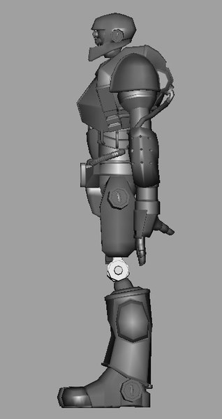 robot sentinel mech 3d model