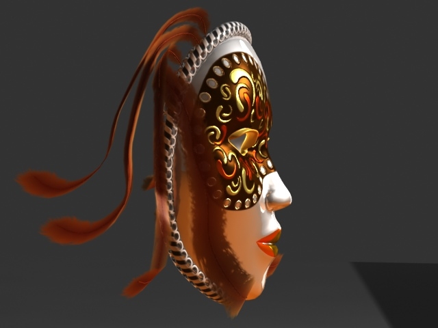 venetian mask 3d model