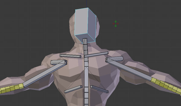 free base mesh character rigging 3d model