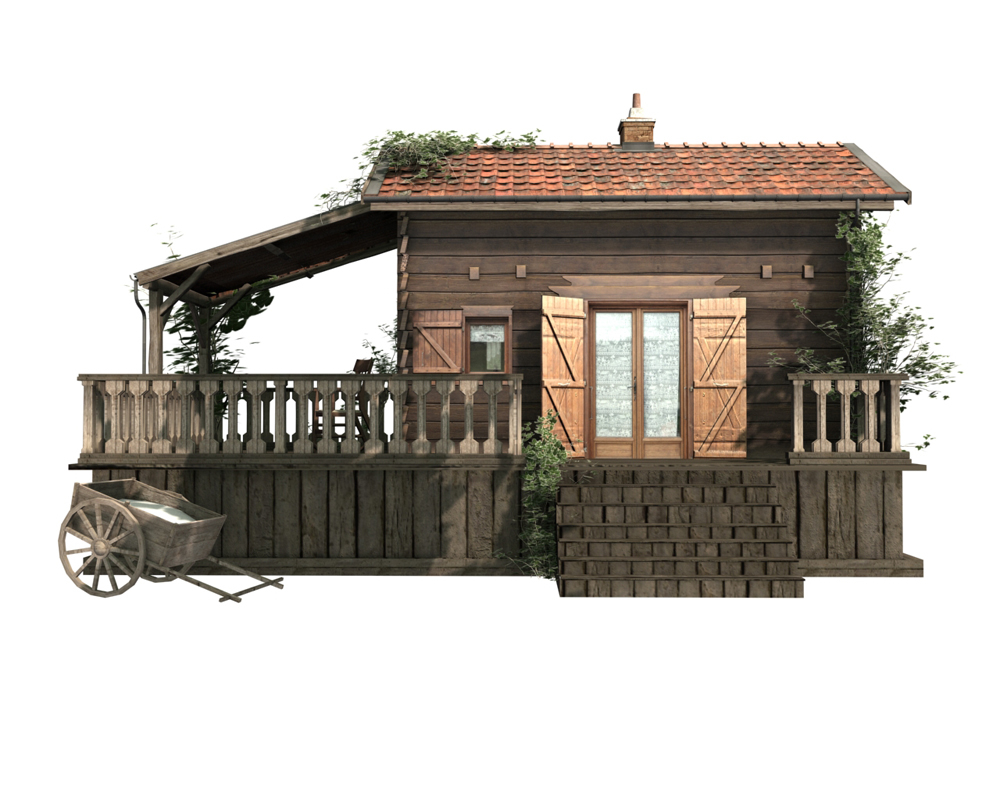 home wood 3d model