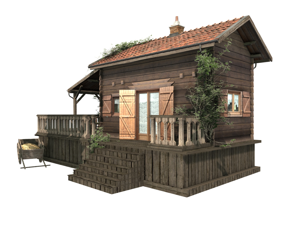 home wood 3d model