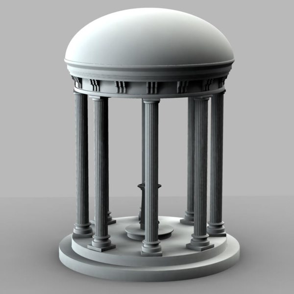 maya water fountain