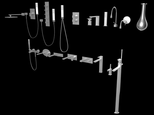 kohler symbol polished 3d 3ds