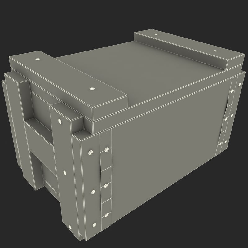 3d ammo box model