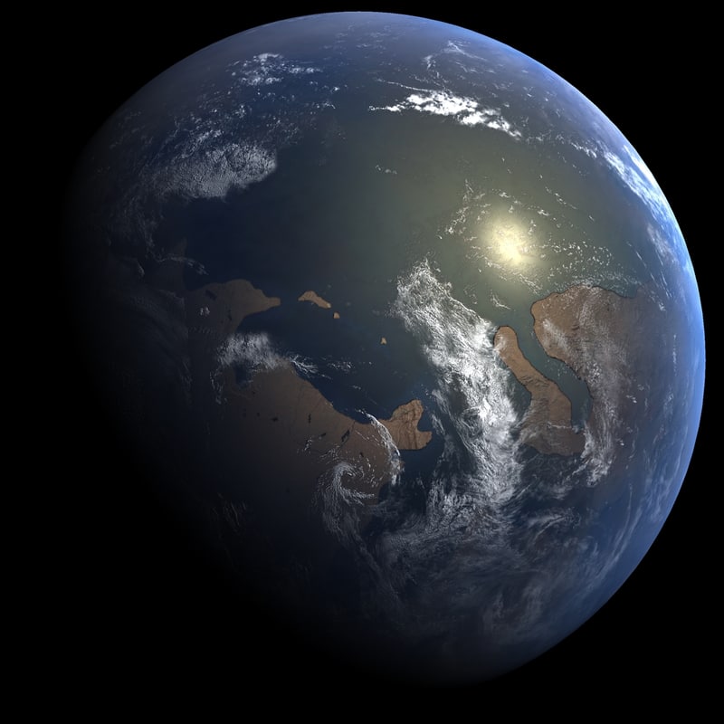 3d cambrian earth early model