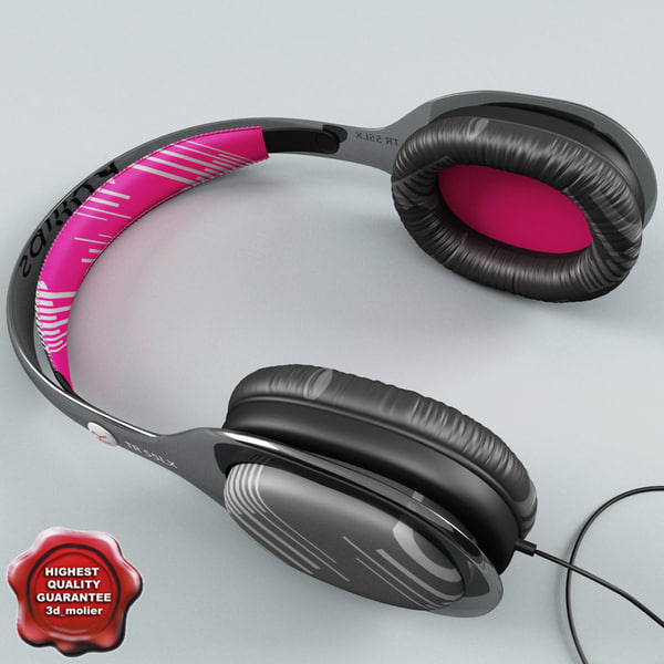 max photoreal headphone studs